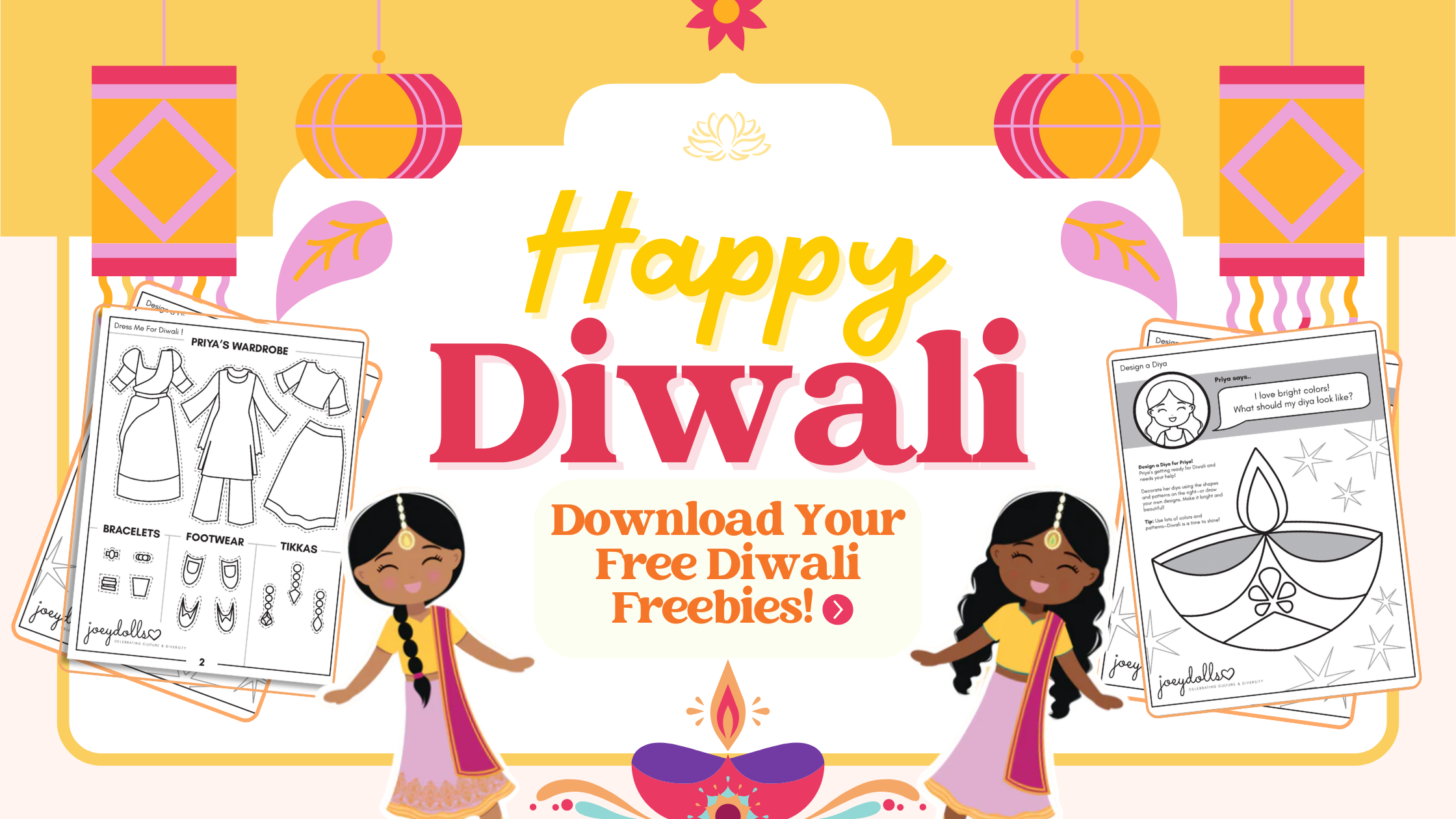 Joyful Diwali Activities for Kids with Joeydolls
