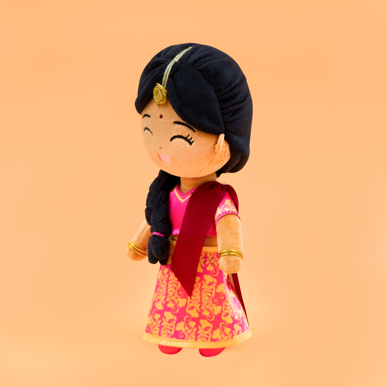 Indian Doll Priya – 9" Plush Cultural Toy for Kids – Joeydolls