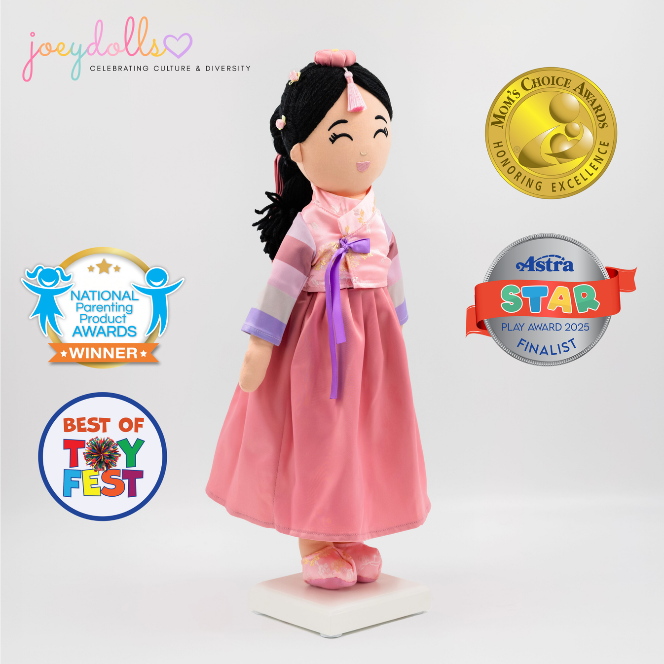 Korean Doll ‘Danbi’ | Hanbok Plush Toy | Joeydolls